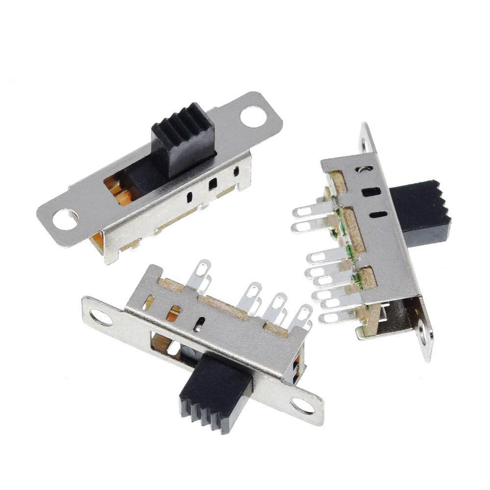 1 Pc SS23E04 Double Toggle Switch 8 Pins 3 files 2P3T DP3T Handle high ...
