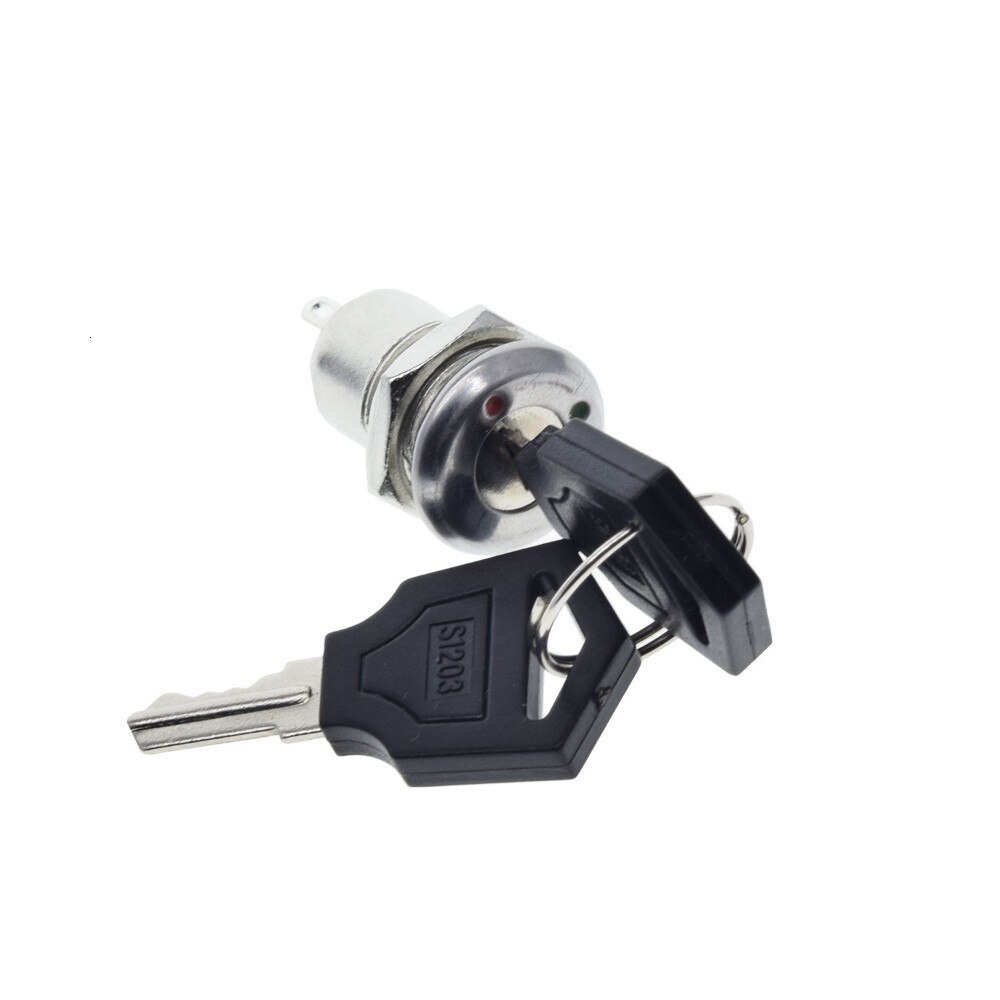 12mm Stainless Steel Electronic Key Switch ON OFF Lock Switch Phone ...