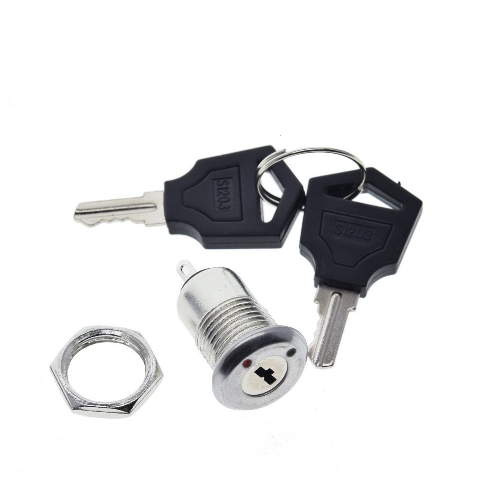 12mm Stainless Steel Electronic Key Switch ON OFF Lock Switch Phone ...