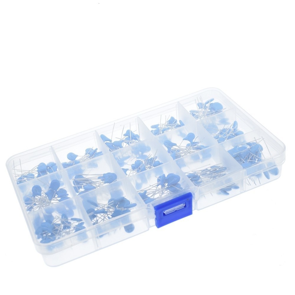 15Values*20Pcs Capacitor Set High Voltage Ceramic Capacitors Assortment ...