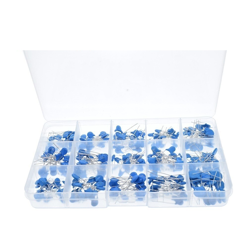 15Values*20Pcs Capacitor Set High Voltage Ceramic Capacitors Assortment ...