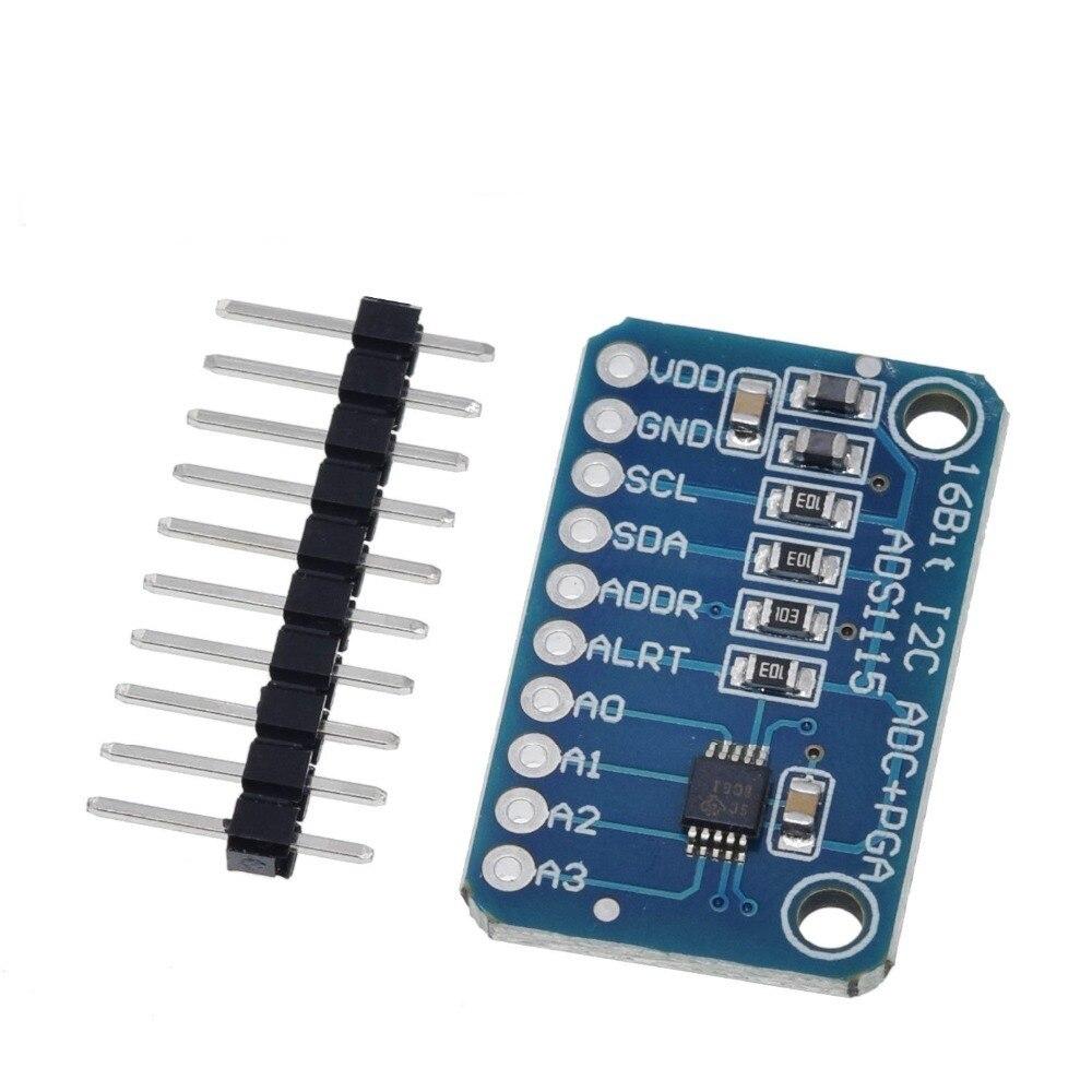 16 Bit I2C ADS1115 Module ADC 4 channel with Pro Gain Amplifier RPi ...