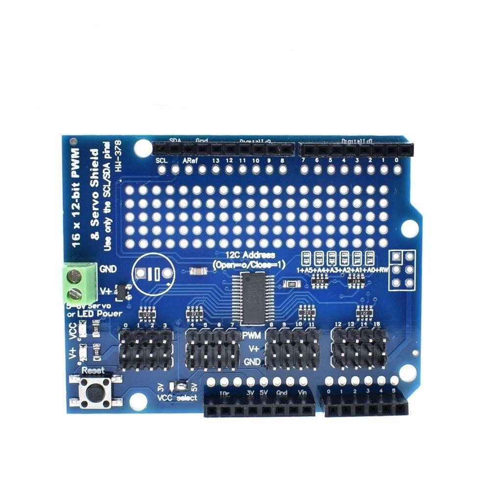 16-Channel 12-Bit PWM / Servo Shield Drive Module - ASK Electronics