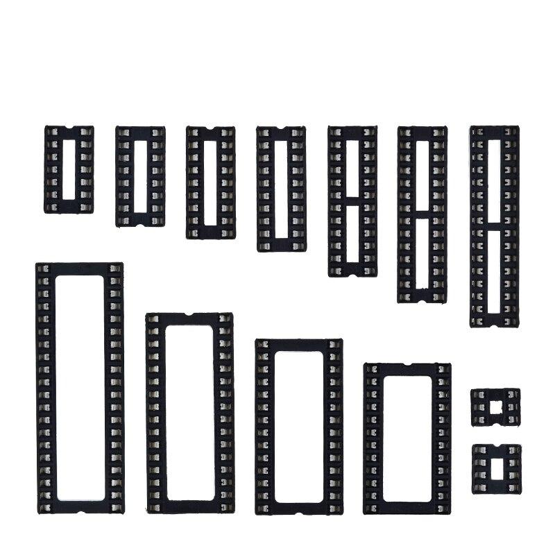 1pc IC seat 6P/8P/14P/16P/18P/20P/24P/28P DIP IC sockets Adaptor Solder ...