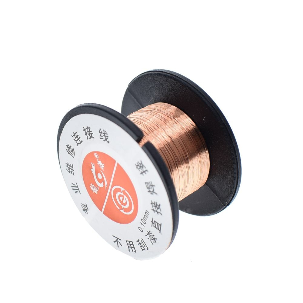 1PCS 0.1mm PCB Link Wire Copper Soldering Wire Maintenance Jump Line ...