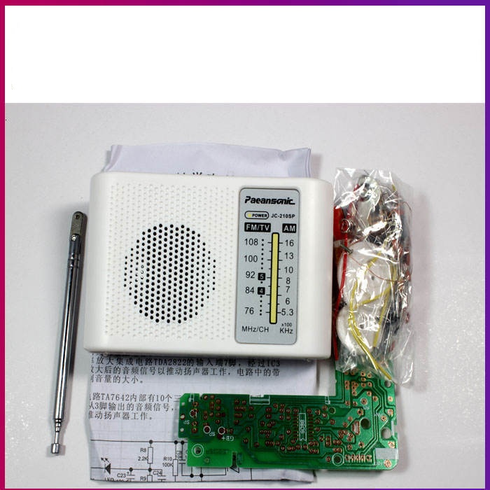 1set AM / FM stereo AM radio kit / DIY CF210SP electronic production ...