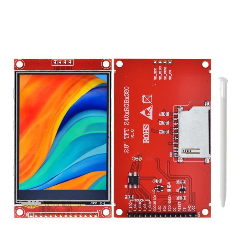 240x320 2.8" SPI TFT LCD Touch Panel Serial Port Module With PBC ILI9341 2.8 Inch SPI Serial ...