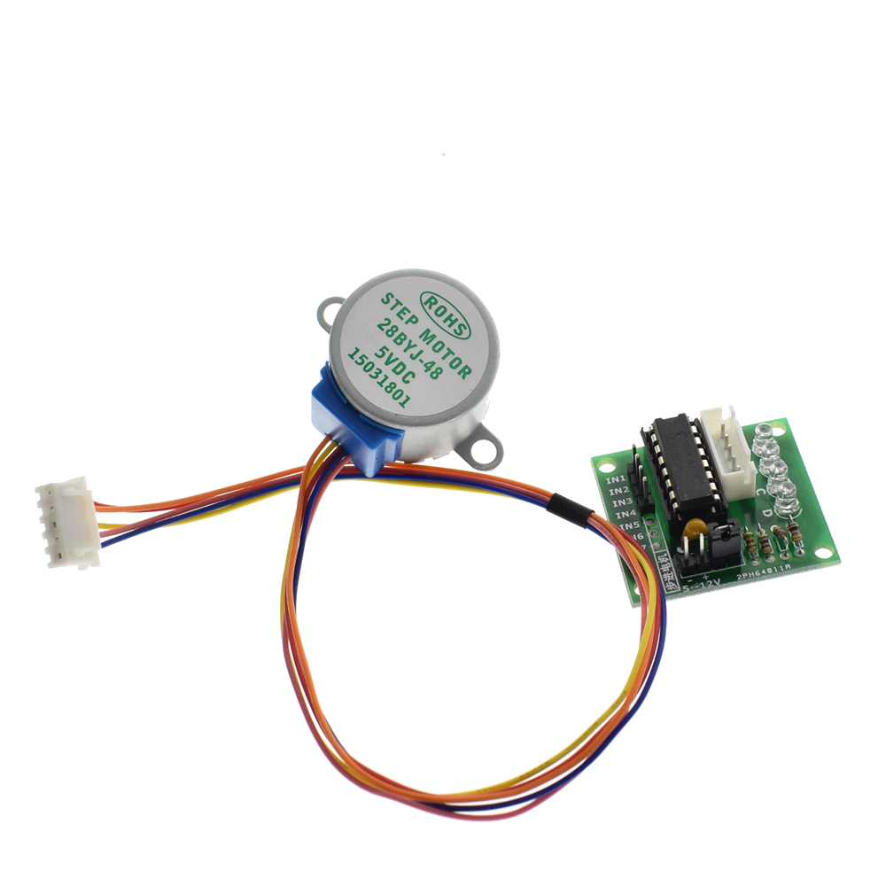 28BYJ-48-5V 4 phase Stepper Motor+ Driver Board ULN2003 for Arduino 1 x ...