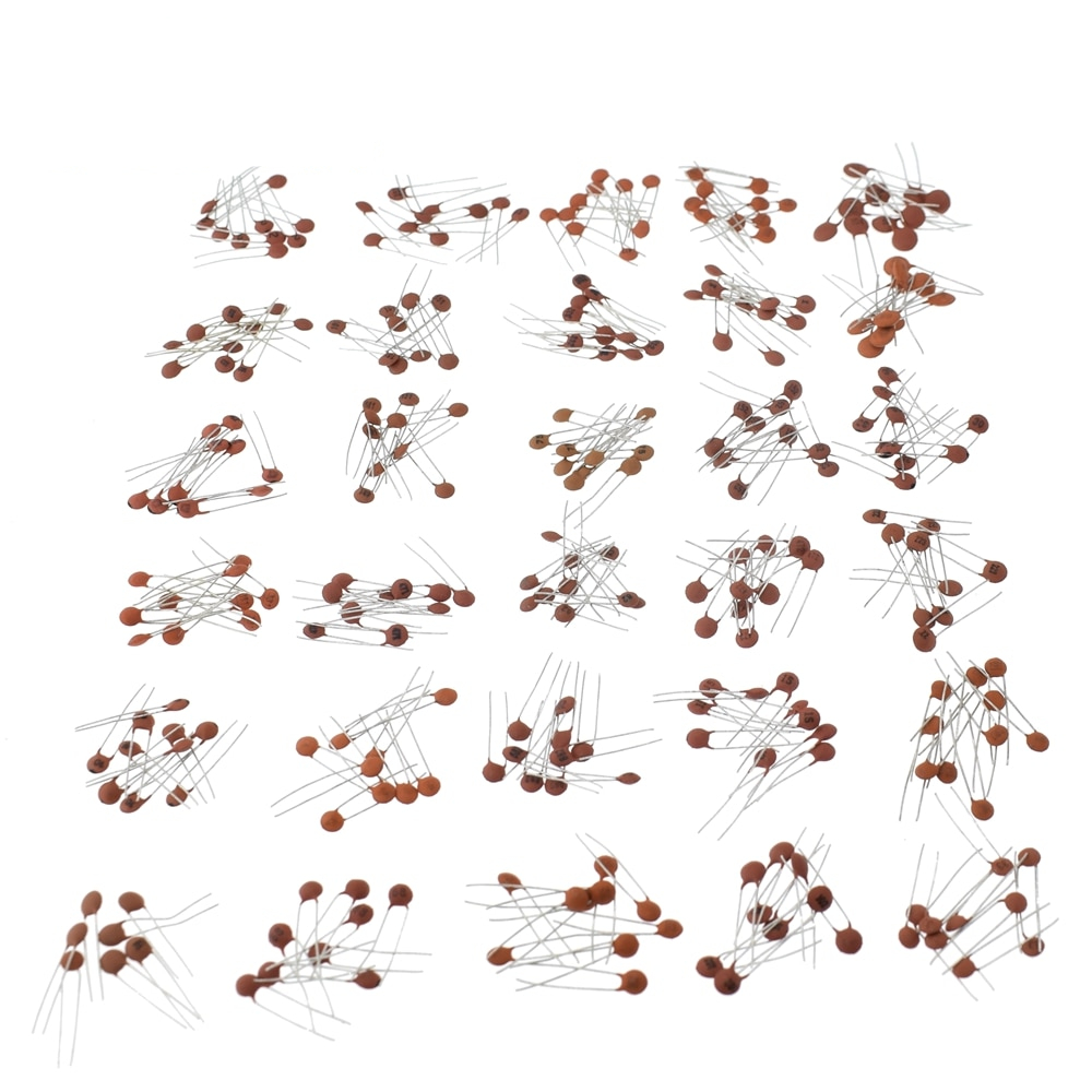2pf - 100nf Ceramic capacitors package 50V 2PF-0.1UF 30Value ceramic ...