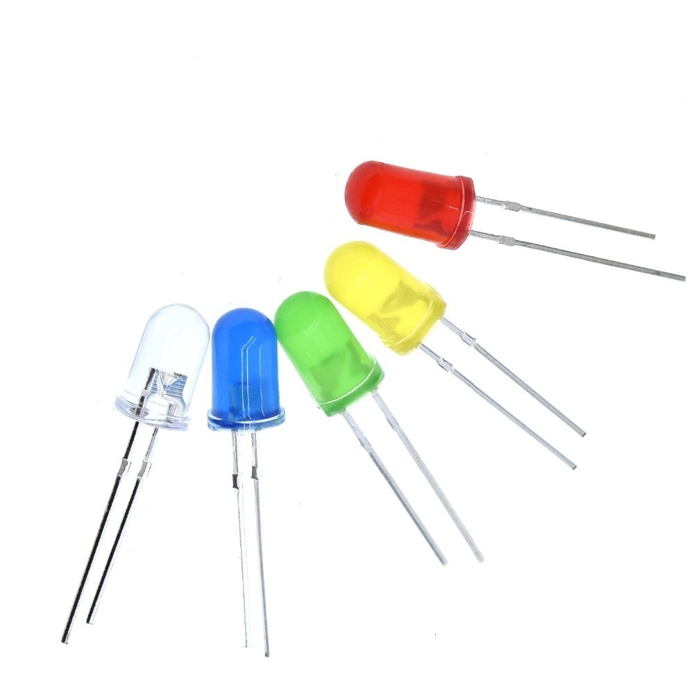 5mm led white/blue/red/yellow/green light bulbs / 5MM White Colour LED ...