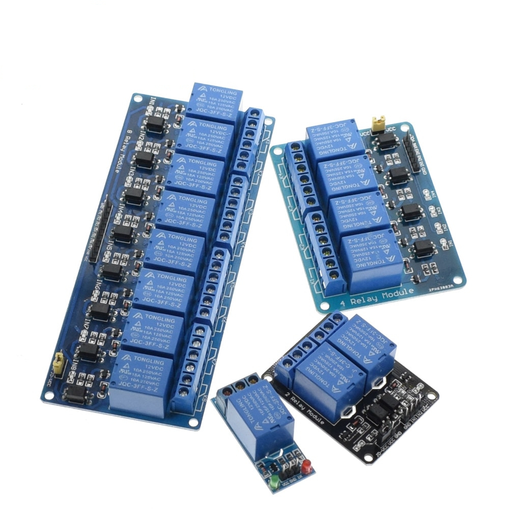 5v 12v 1 2 4 8 16 channel relay module with optocoupler. Relay Output 1 2 4 8 16-way relay ...