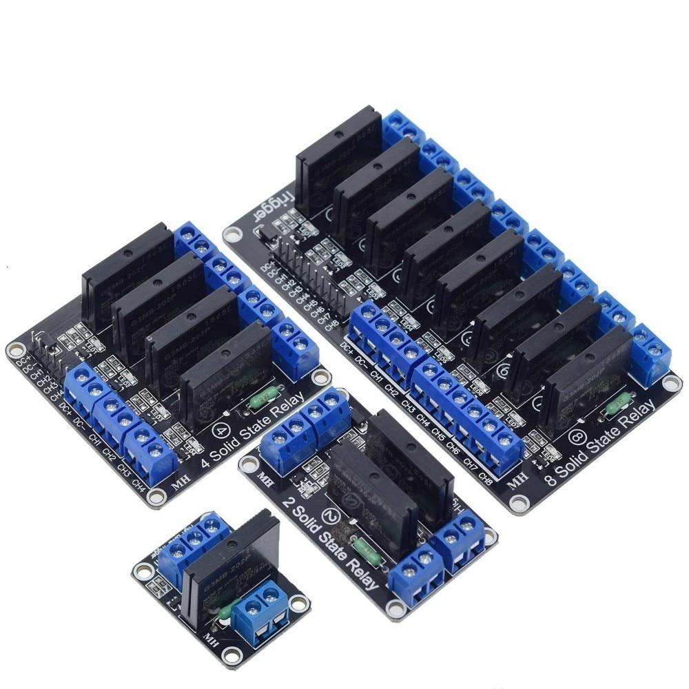 5V Relay 1 2 4 8 Channel OMRON SSR High Low Level Solid State Relay ...