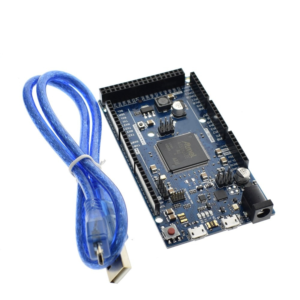 Arduino Due Micro Controller Development Board At91sam3x8e 32bit Cortexm3 Arm Ask Electronics