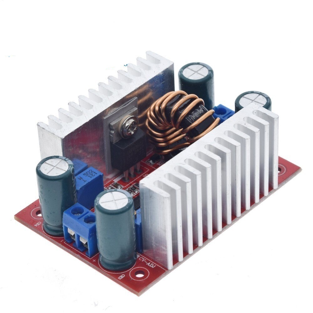 DC 400W 15A Step-up Boost Converter Constant Current Power Supply LED Driver 8.5-50V to 10-60V ...
