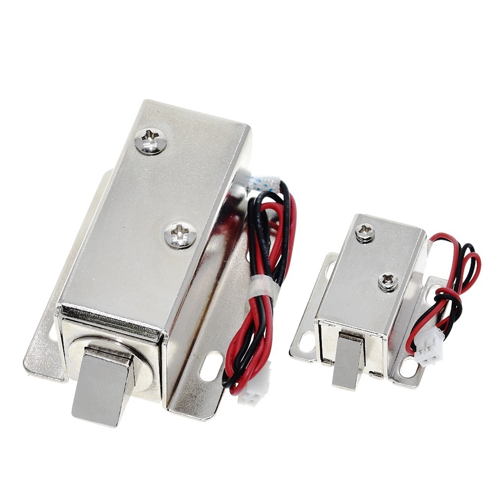 DC12V 0.35A 0.6A solenoid lock small electromagnetic lock storage ...