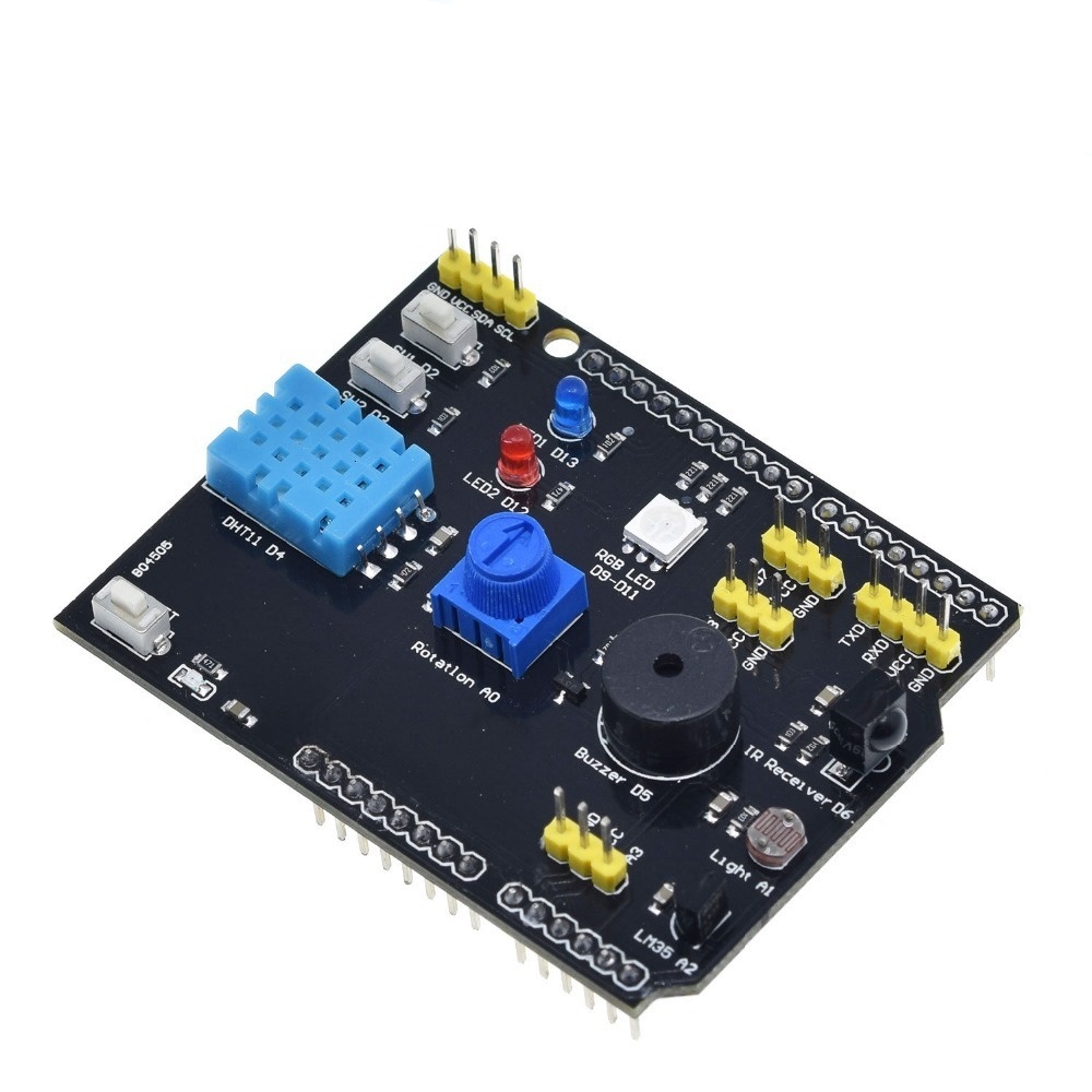 DHT11 LM35 Temperature Humidity Sensor Multifunction Expansion Board ...