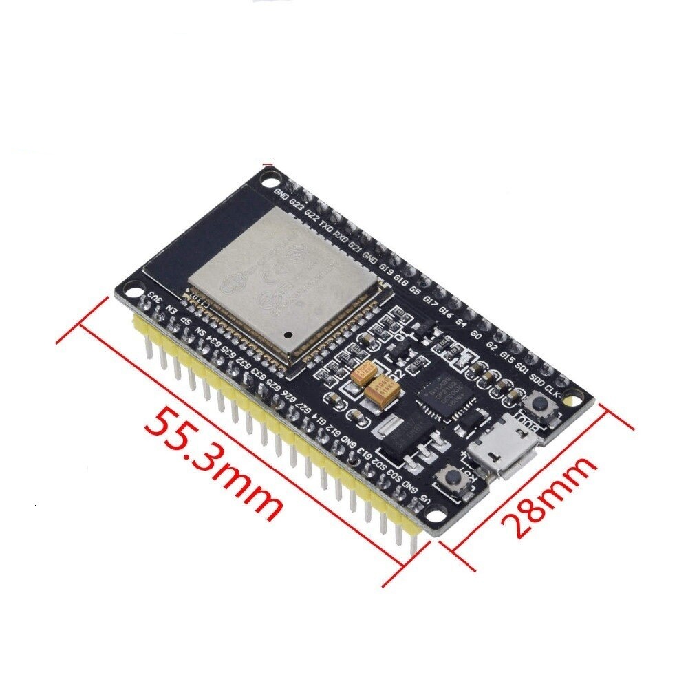 ESP-32S ESP-WROOM-32 ESP32 ESP-32 Bluetooth and WIFI Dual Core CPU with Low Power Consumption ...
