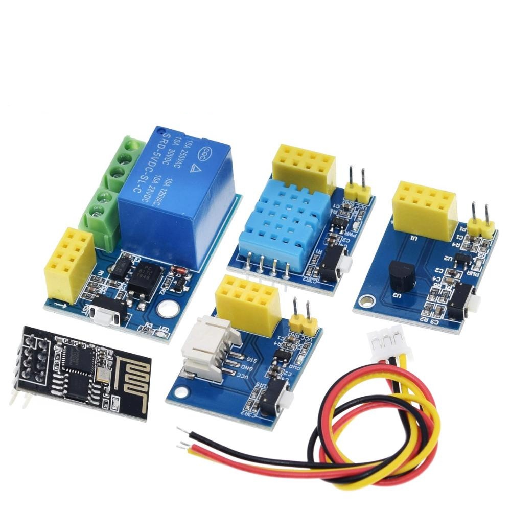 ESP8266 5V WiFi relay module DS18B20 DHT11 RGB LED Controller Things smart home remote control ...