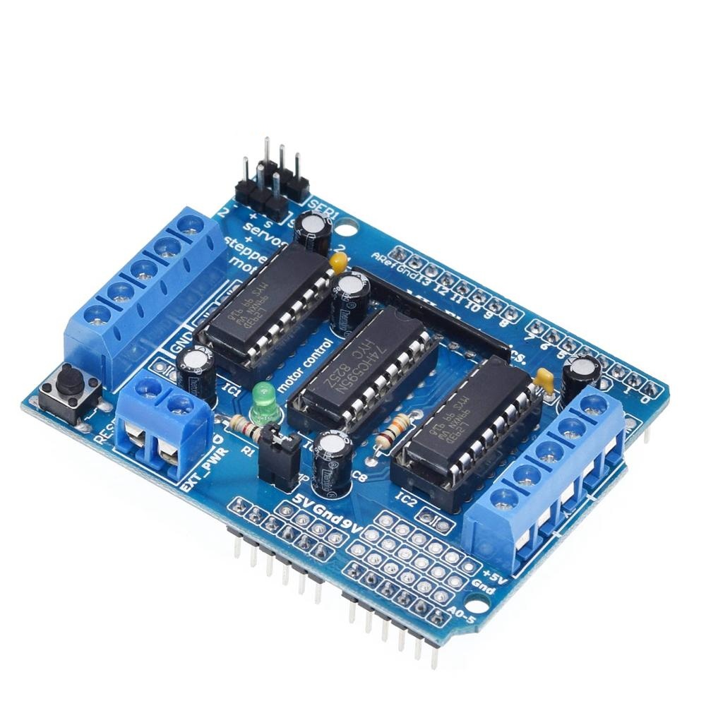 L293D Motor Drive Shield dual for Arduino , Motor drive expansion board ...