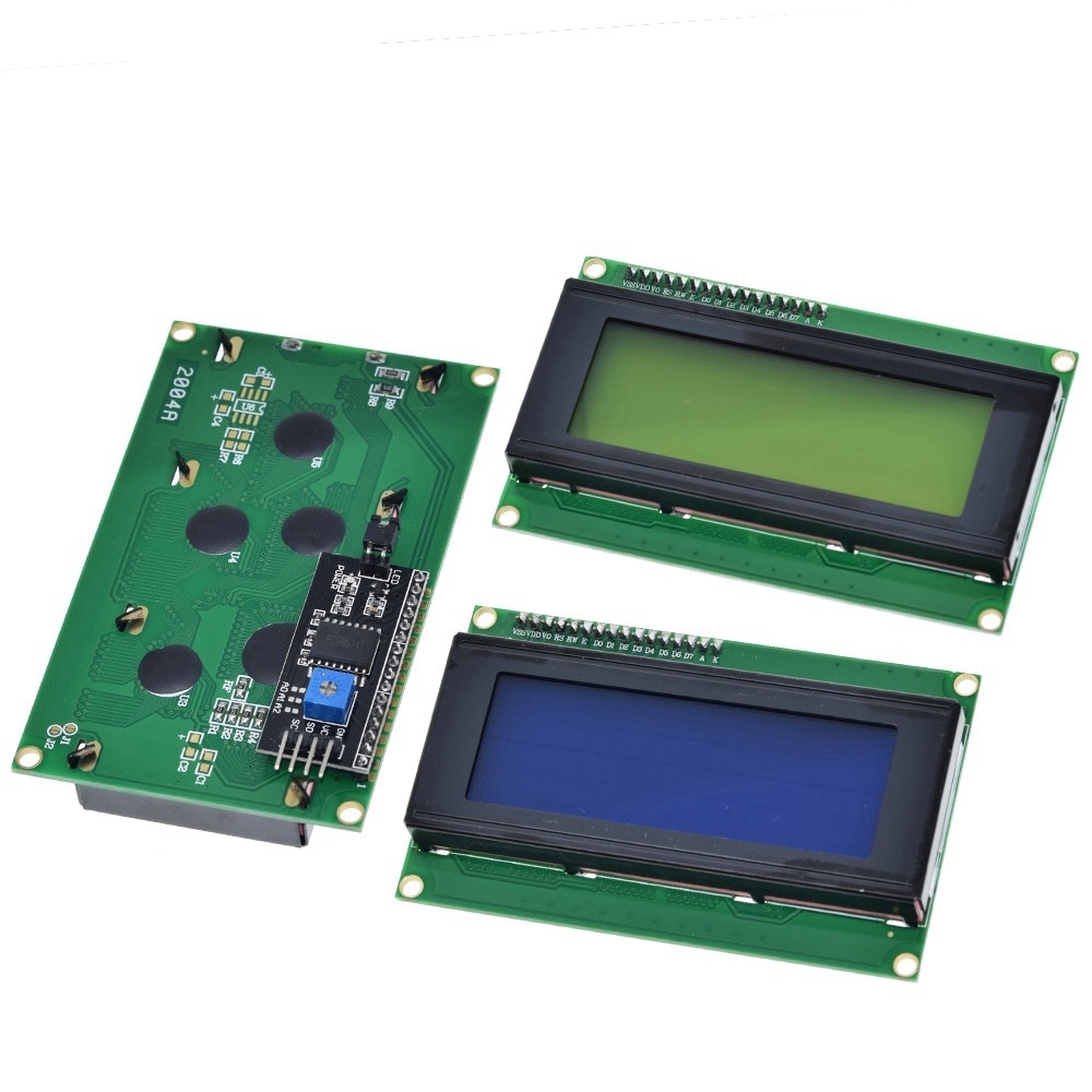 LCD2004+I2C 2004 20x4 2004A Blue/Green screen HD44780 Character LCD /w IIC/I2C Serial Interface ...