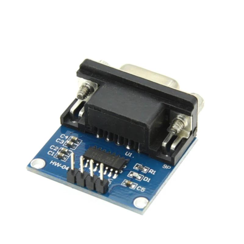MAX3232 RS232 to TTL Serial Port Converter Module Female DB9 Connector MAX232 Flashing Board For ...