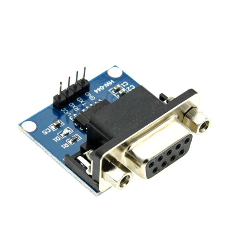 MAX3232 RS232 to TTL Serial Port Converter Module Female DB9 Connector MAX232 Flashing Board For ...