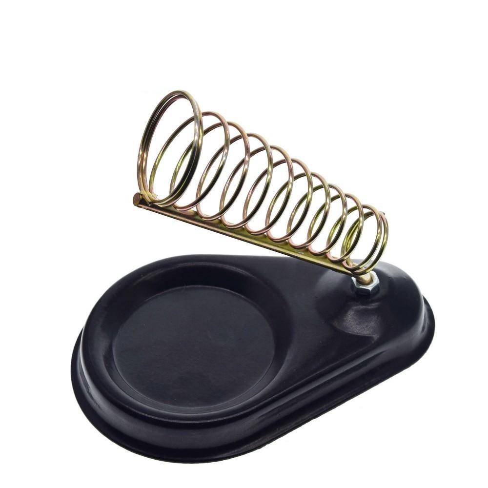Metal Iron Useful Solid Metal Base Soldering Iron Bracket Stand Holder ...