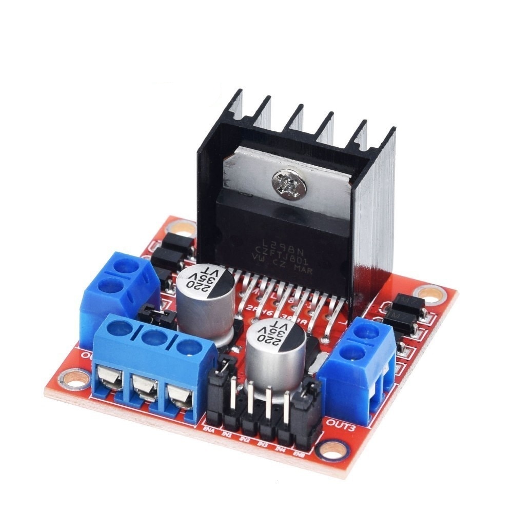 New Dual H Bridge DC Stepper Motor Drive Controller Board Module L298N for Arduino smart car ...