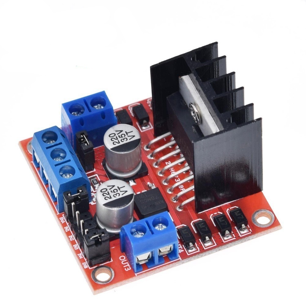 New Dual H Bridge DC Stepper Motor Drive Controller Board Module L298N for Arduino smart car ...