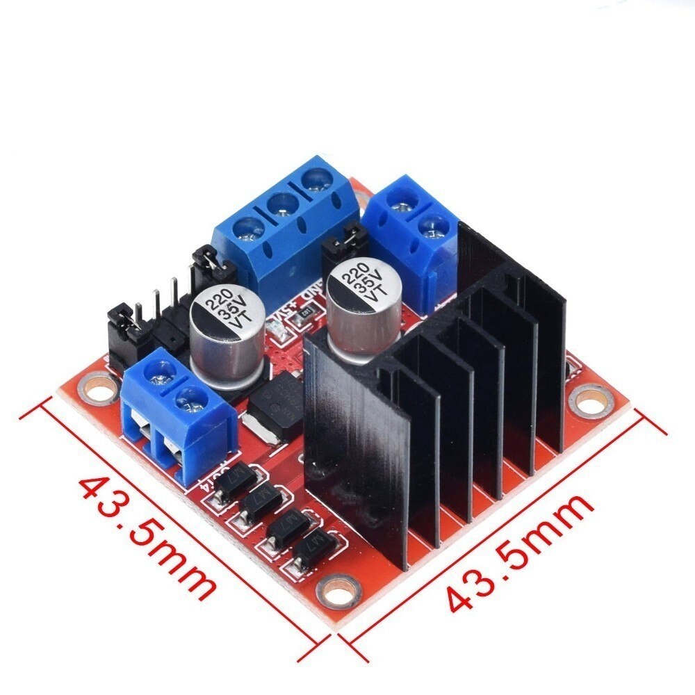 New Dual H Bridge DC Stepper Motor Drive Controller Board Module L298N for Arduino smart car ...