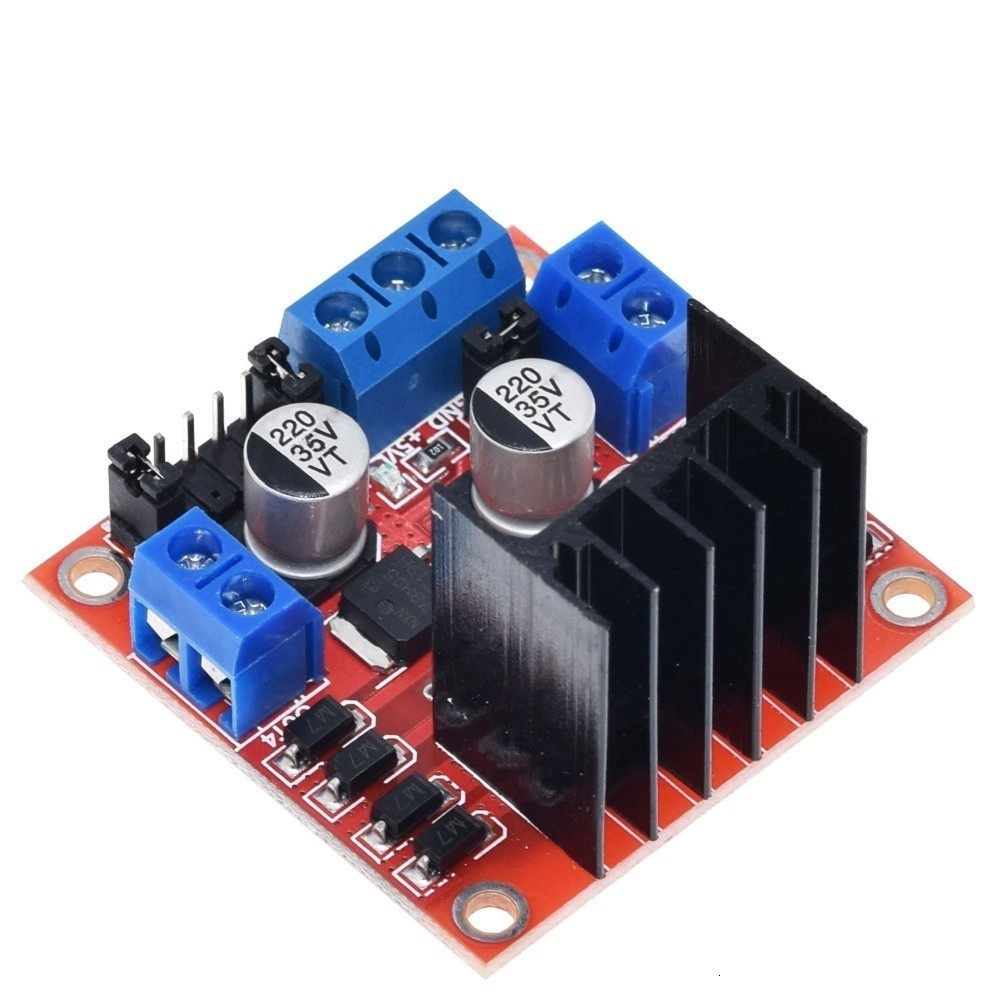 New Dual H Bridge DC Stepper Motor Drive Controller Board Module L298N for Arduino smart car ...