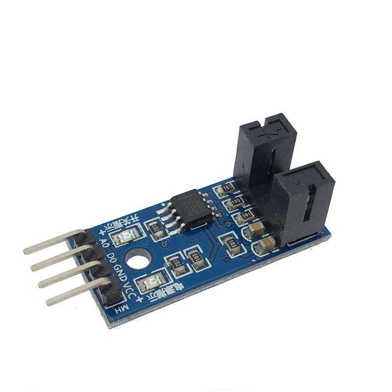 Photoelectric Beam Speed Sensor Module 3.3V-5V Slot-Type Optocoupler Tacho-Generator Counter For ...