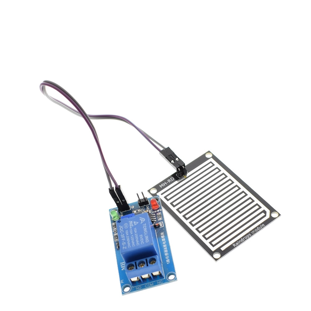 Rain Water Sensor Module + DC 5V 12V Relay - ASK Electronics