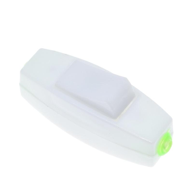 Rocker Switch AC 110V 220V 6A ON/OFF Table Lamp Desk Light Cord Control ...