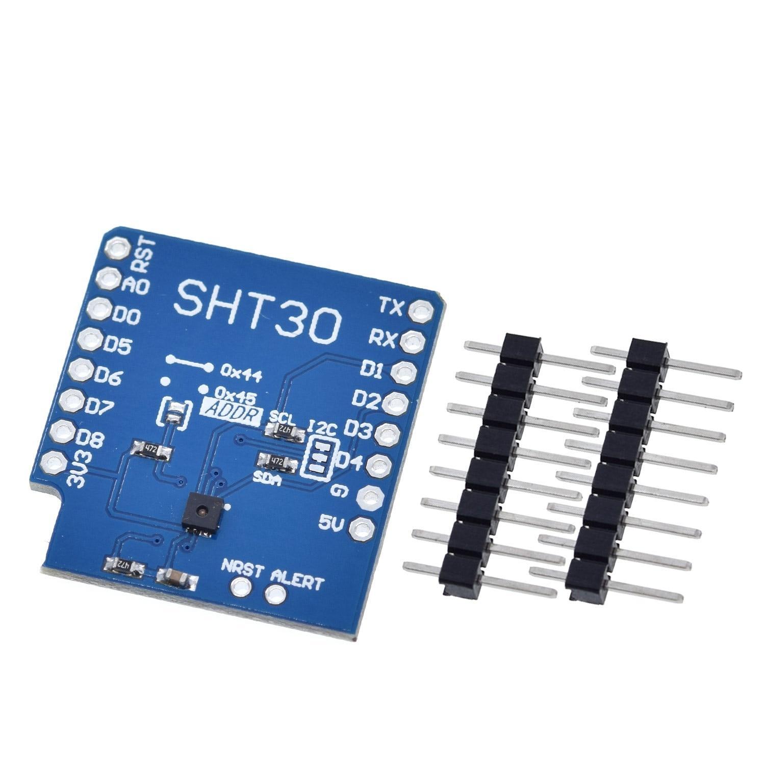 SHT30 Shield for WEMOS D1 mini SHT30 I2C digital temperature and ...