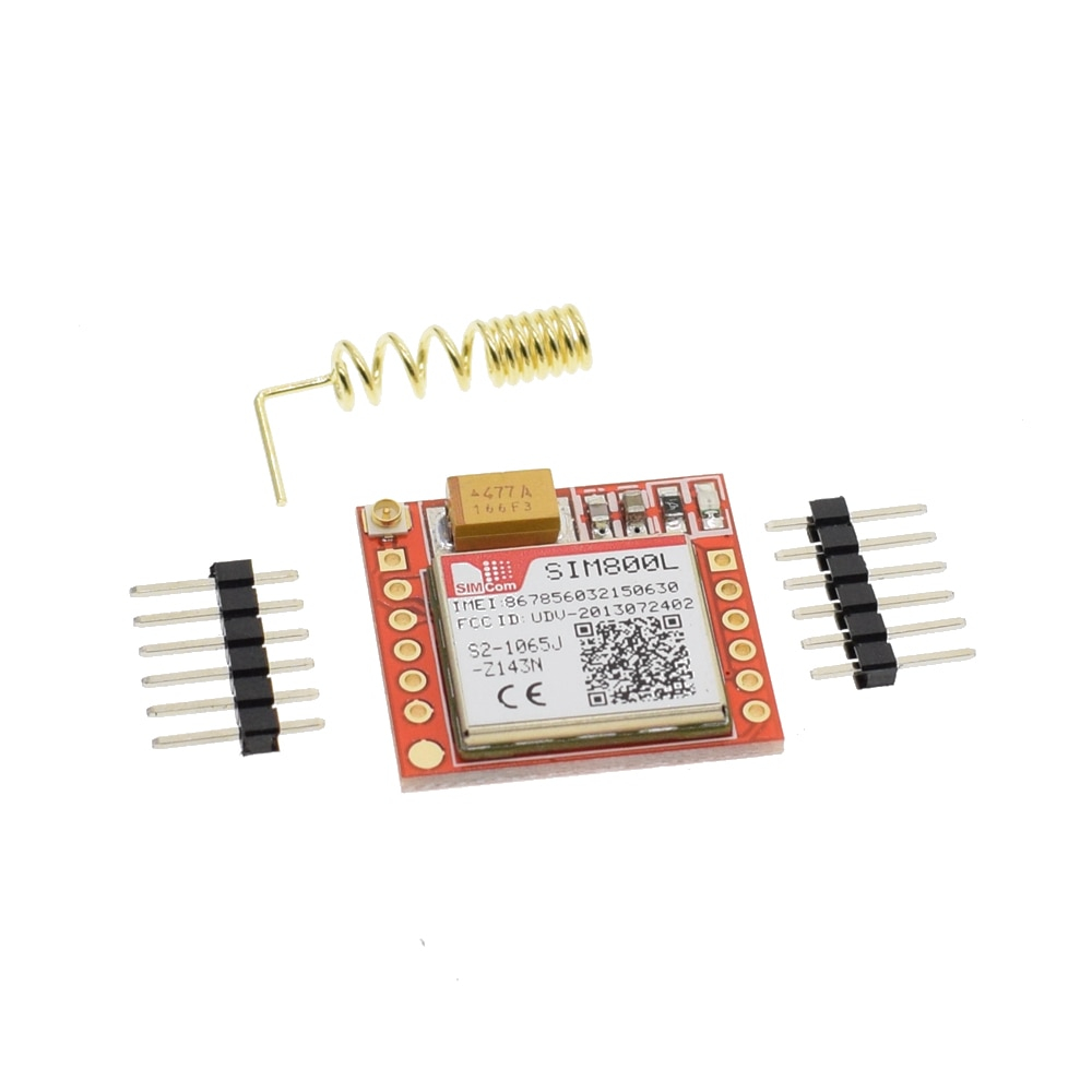 SIM800L GPRS GSM Module MicroSIM Card Core Board Quad-band TTL Serial ...