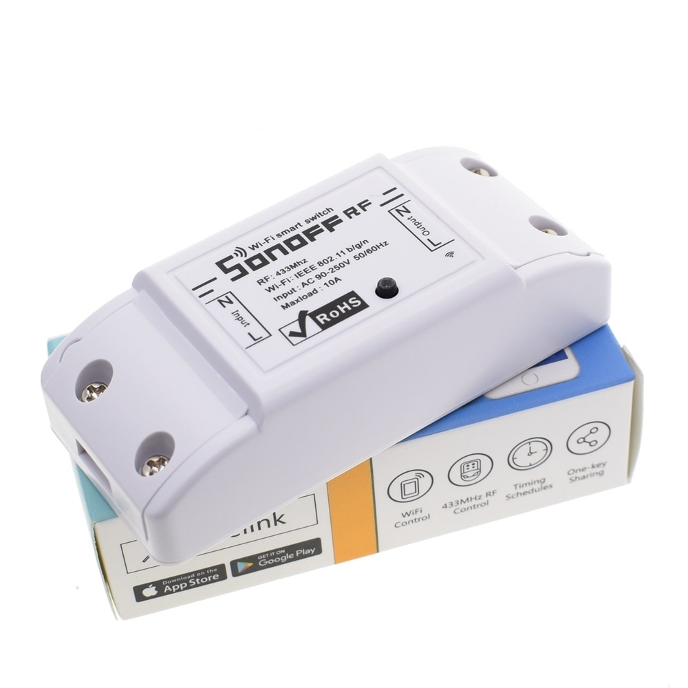 Sonoff RF WiFi Smart Switch Interruptor 433Mhz RF Receiver Intelligent ...