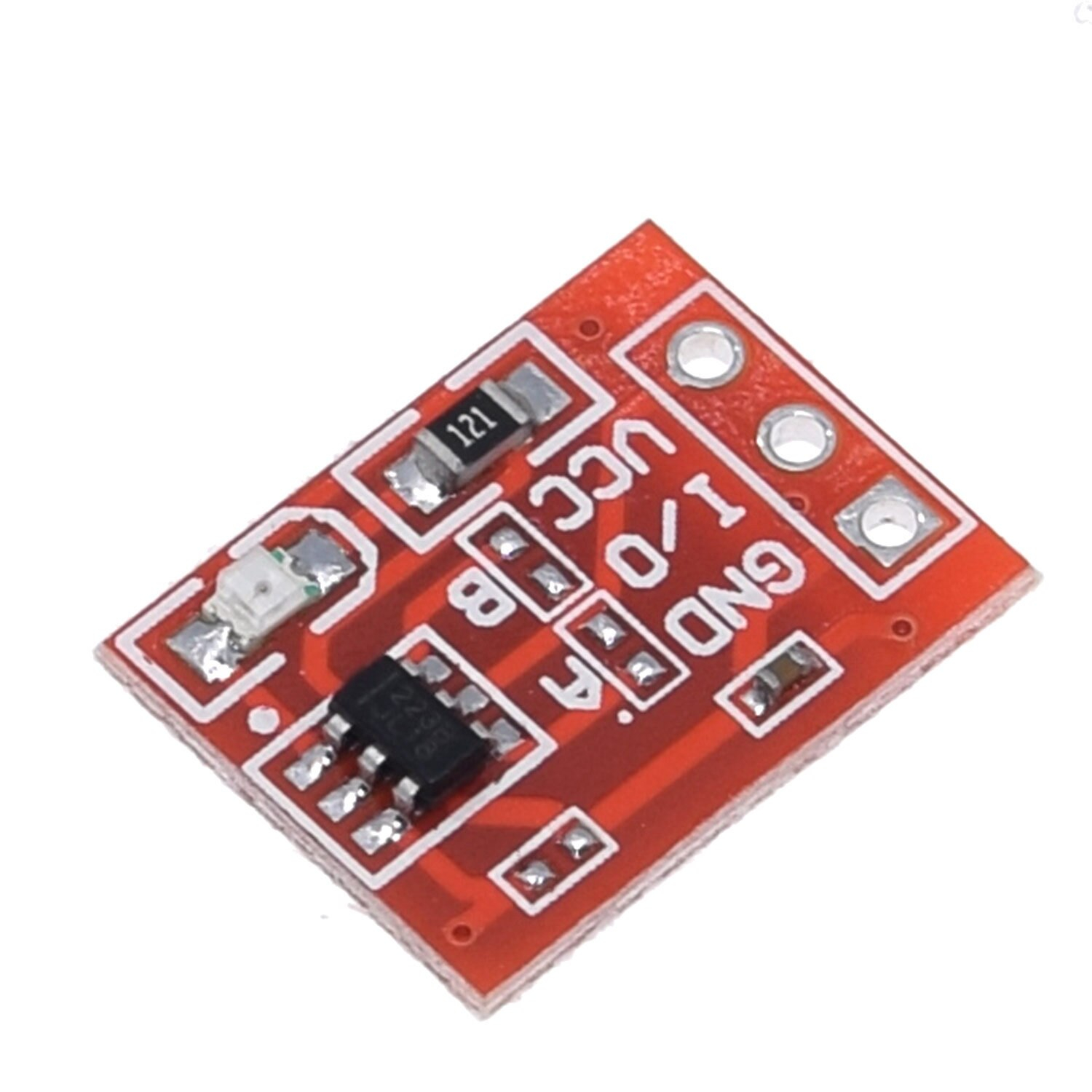 TTP223 Touch button Module Capacitor type Single Channel Self Locking Touch switch sensor For ...