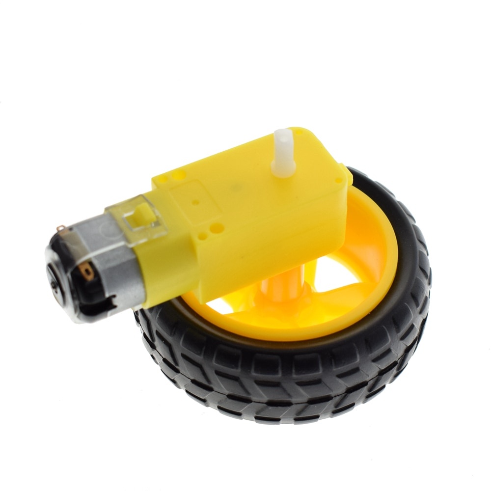 1Lot/package Deceleration DC motor + supporting wheels , a / smart car ...