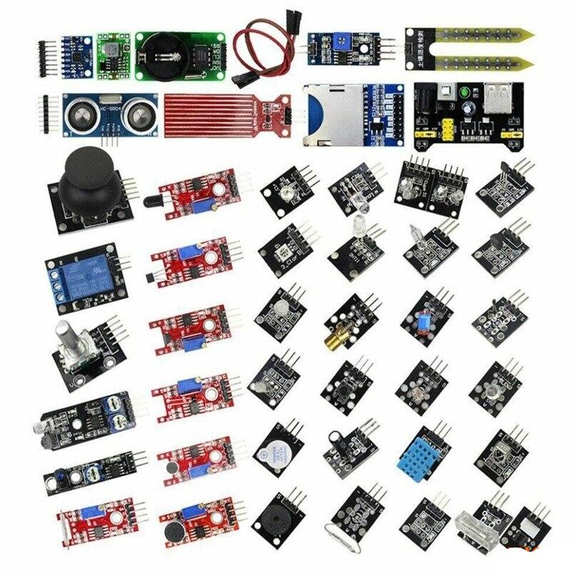 Updated 45 In 1 Sensor Module Starter Kit For Arduino/Raspberry Pi Upgrade 37 in 1 Sensor Kit ...