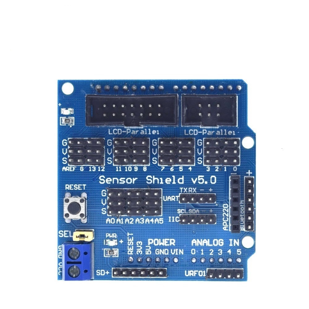 V5.0 Sensor Shield Expansion board for arduino electronic building blocks robot accessories ...