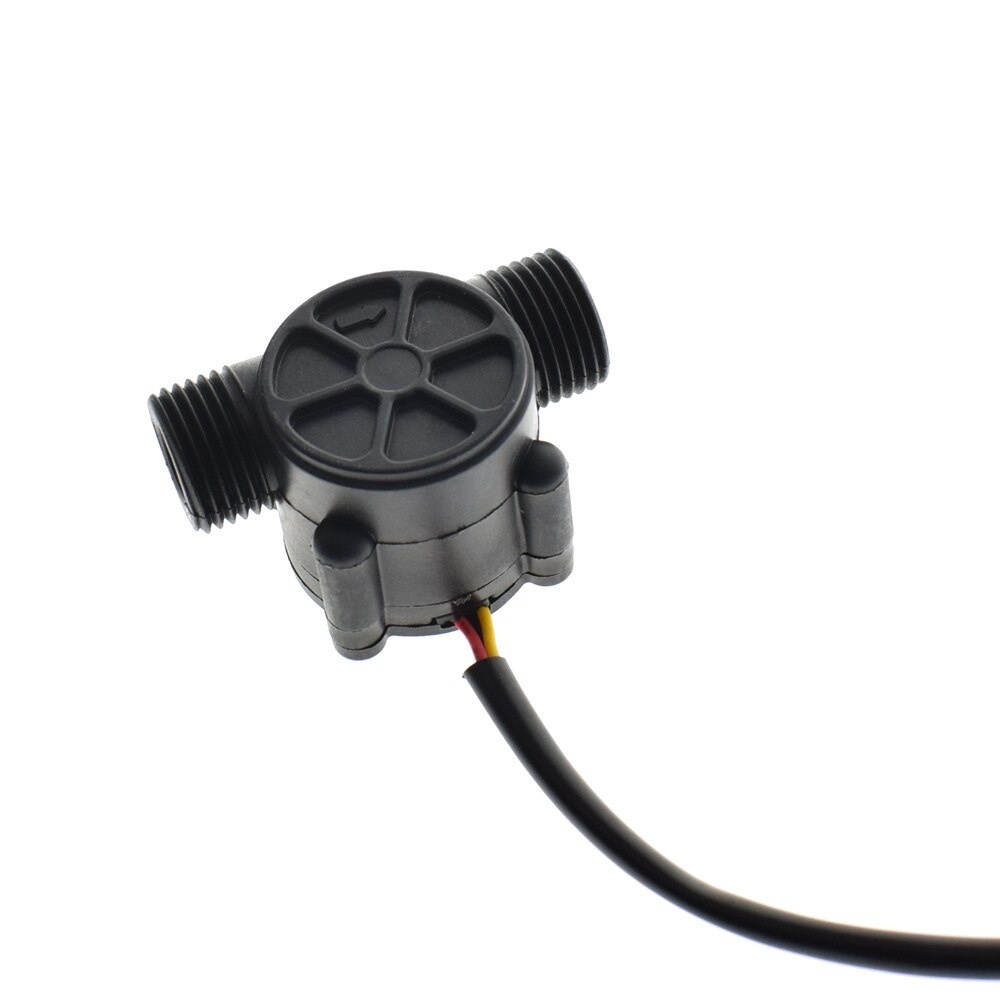 Water flow sensor flowmeter Hall flow sensor Water control 1-30L/min 2 ...