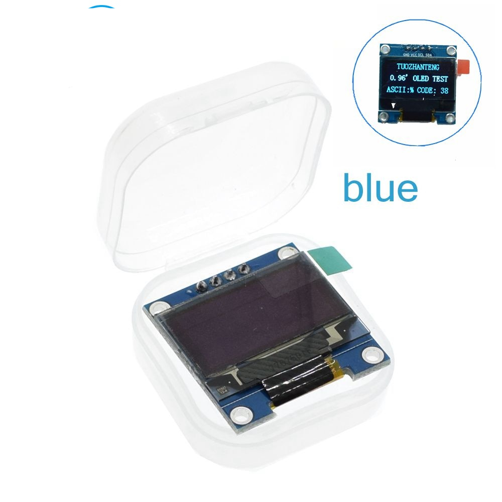 White Blue color 128X64 OLED LCD LED Display Module For Arduino 0.96 I2C IIC Serial new original ...