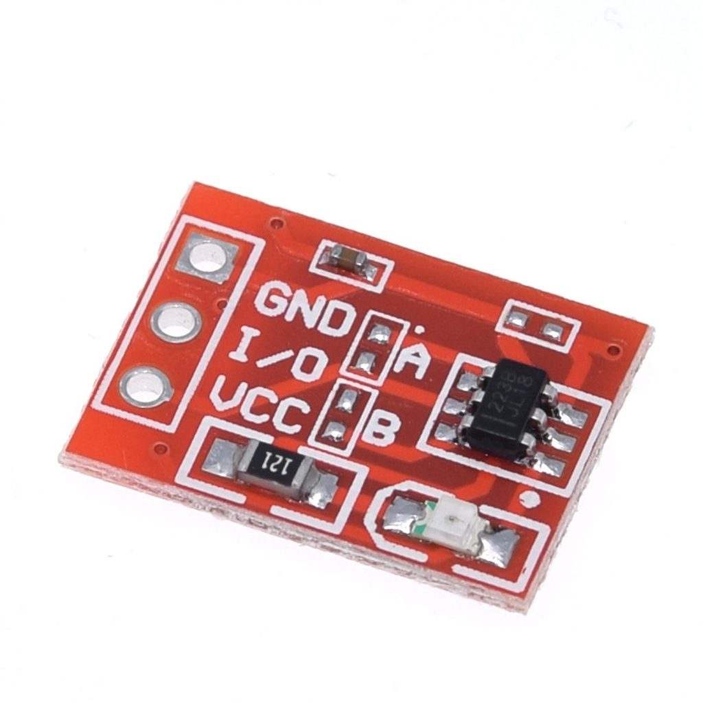 TTP223 Touch button Module Capacitor type Single Channel Self Locking ...