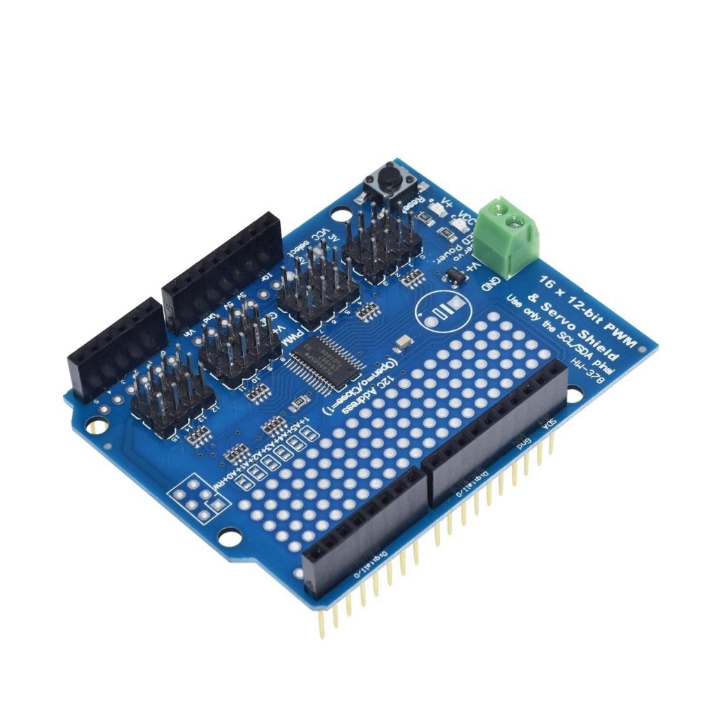 16-Channel 12-Bit PWM / Servo Shield Drive Module - ASK Electronics