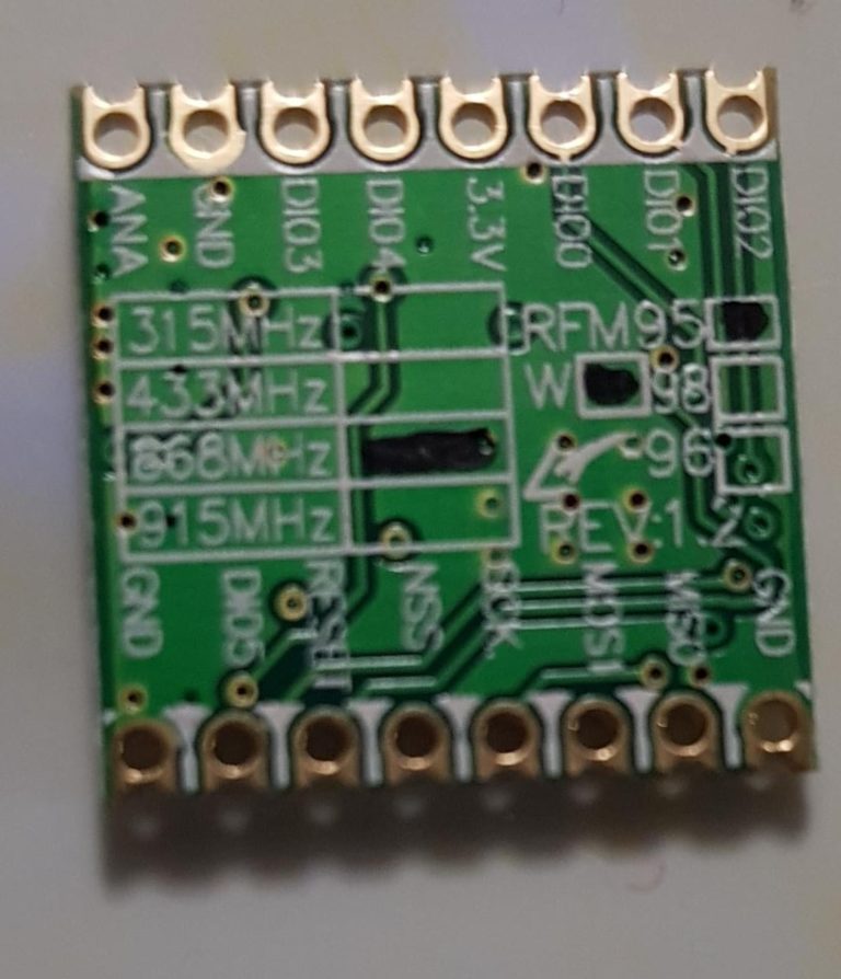 RFM95 868 RFM95W 868Mhz LORA SX1276 wireless transceiver module RFM95W ...