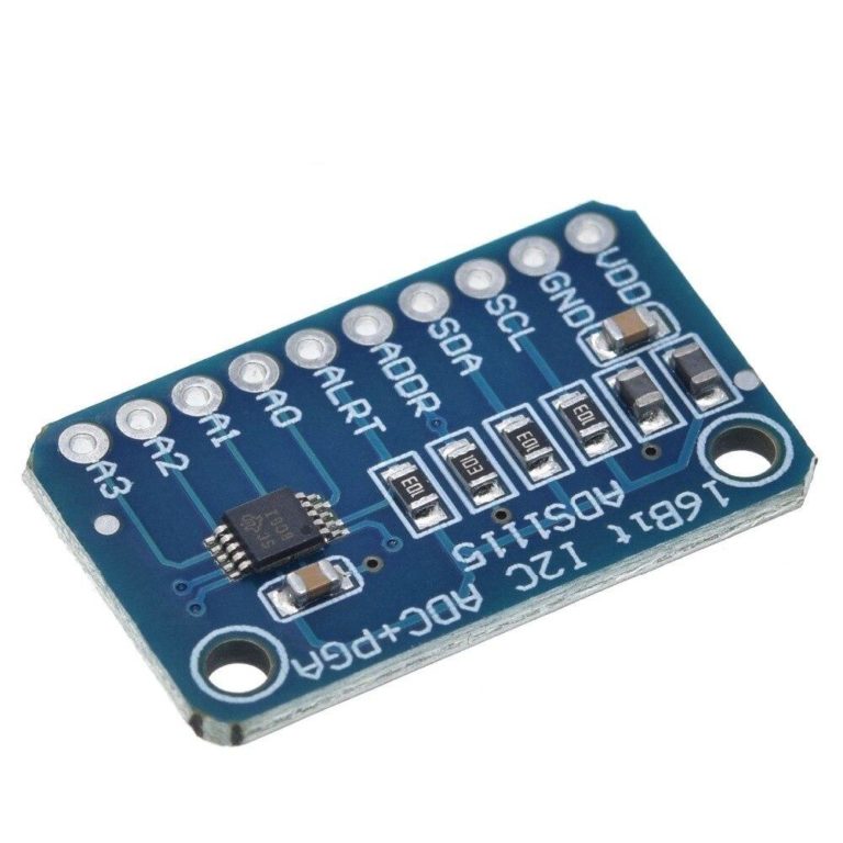 16 Bit I2C ADS1115 Module ADC 4 channel with Pro Gain Amplifier RPi ...